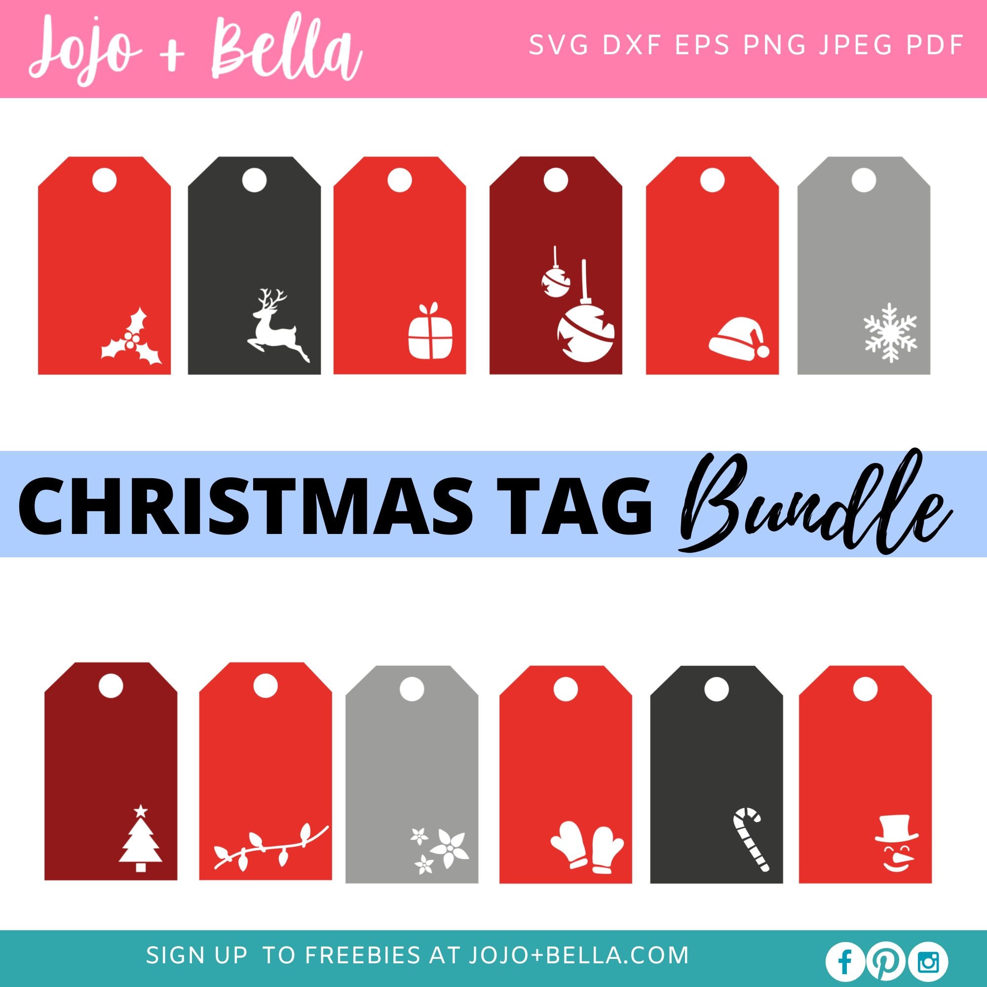 Christmas Tag Svg Christmas Gift Tag Svg Tag Svg Gift Tag - Etsy