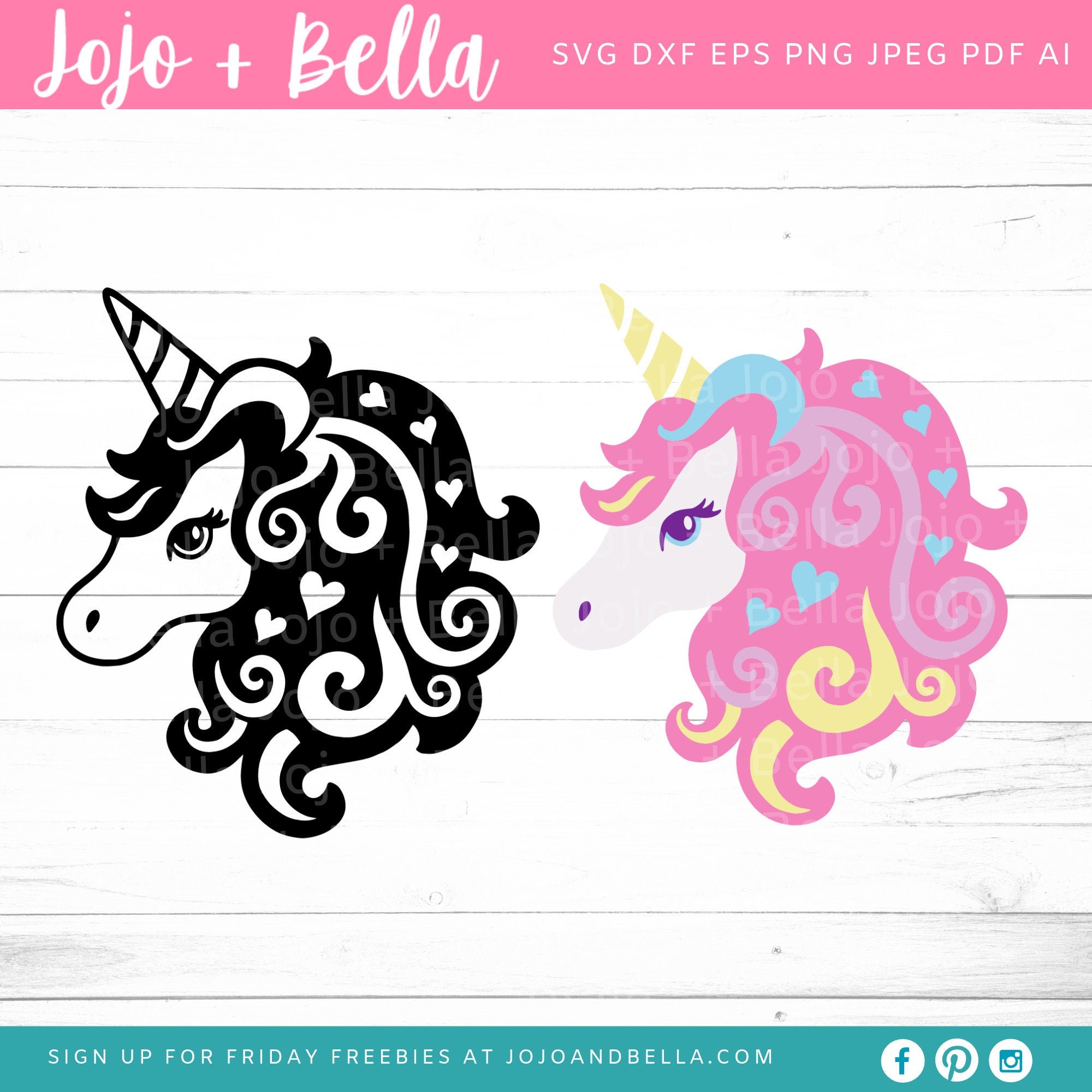 Unicorn SVG SVG Dxf Eps Jpeg Png Ai Pdf Cut File | Etsy