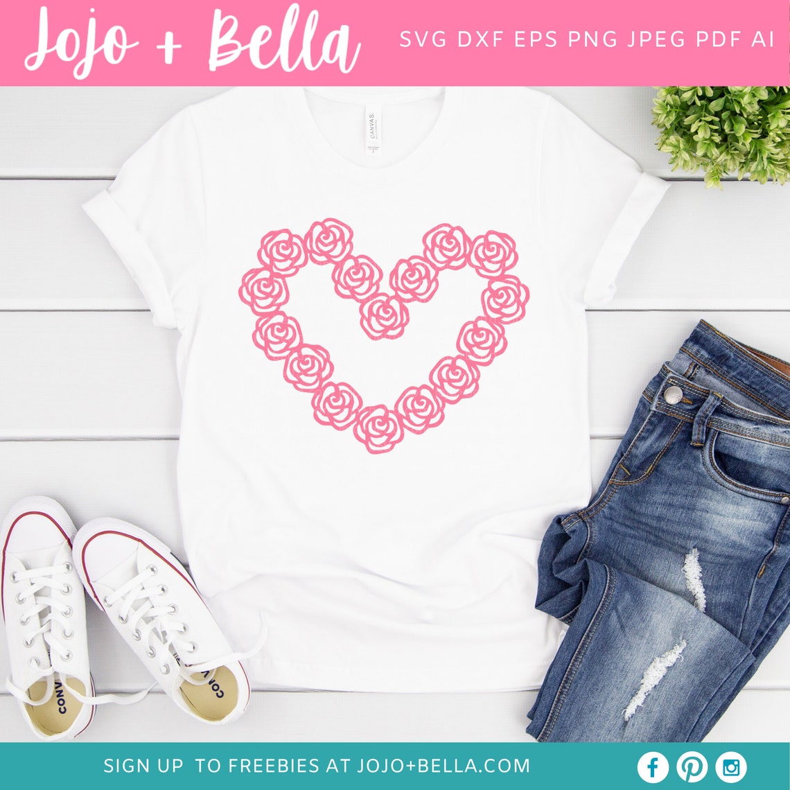 Heart Svg Rose Heart Svg Rose Svg Wedding Heart Svg Love | Etsy