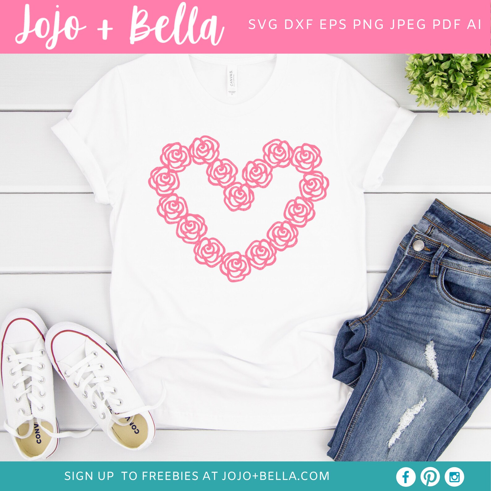 Heart Svg Rose Heart Svg Rose Svg Wedding Heart Svg Love | Etsy