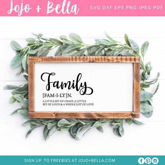 Family Svg Family Script Svg Family Sign Svg Family Shirt | Etsy