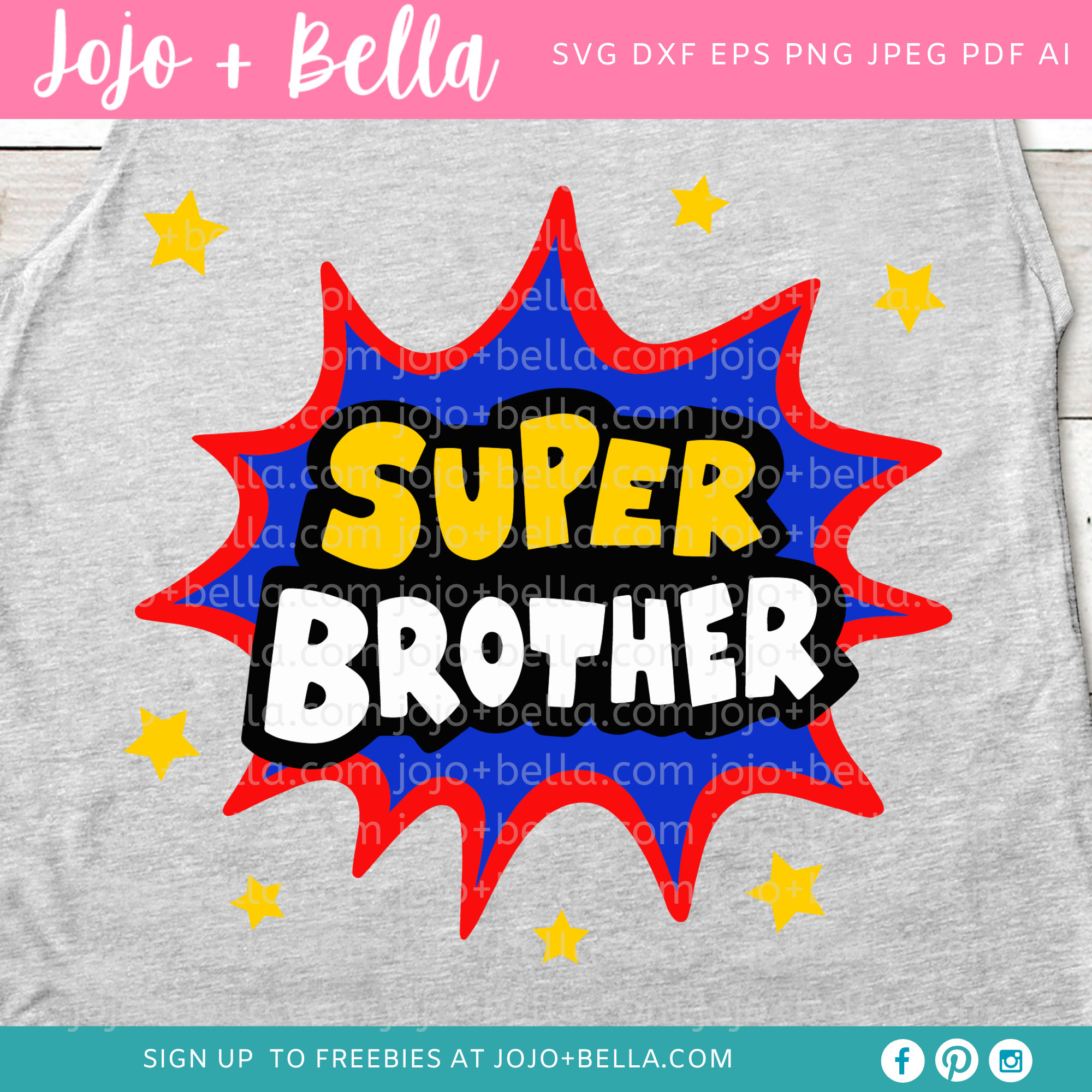 Brother Svg, Super Brother Svg, Brother Gift, Brother Appreciation ...