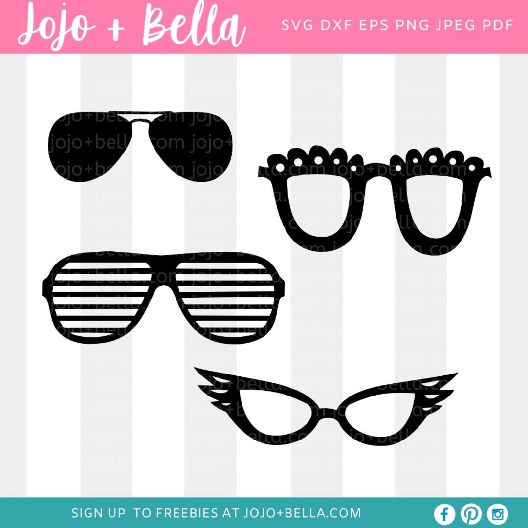 Glasses Svg Bundle, Glasses Svg, Glasses Cut File, Glasses Png, Glasses ...