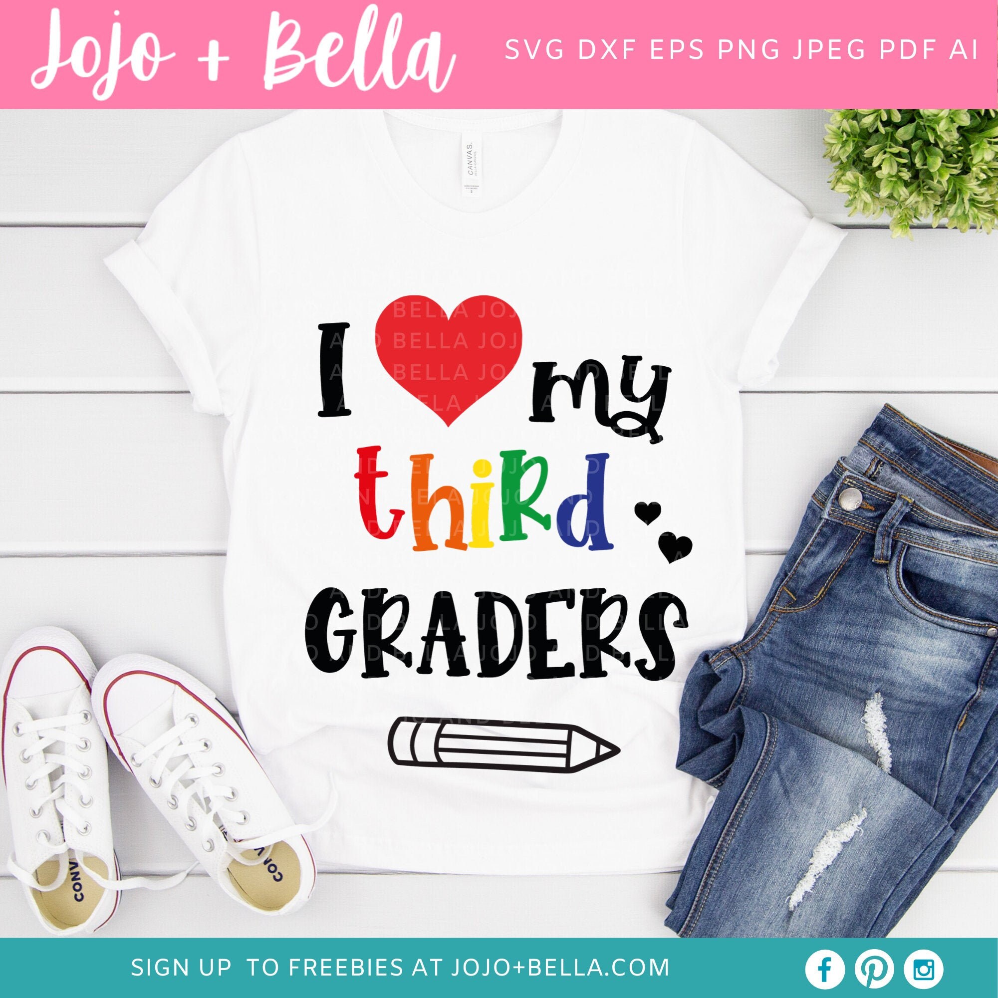 I Love My Third Graders Svg Back to School Svg School Svg | Etsy