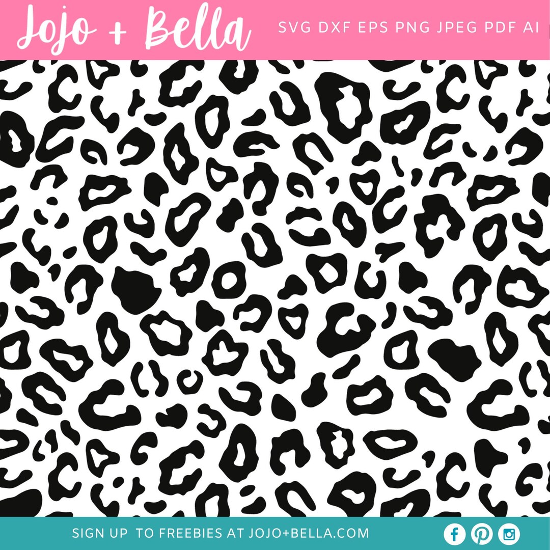 Leopard Print Svg, Leopard Print Pattern Svg, Leopard Print Cut File ...