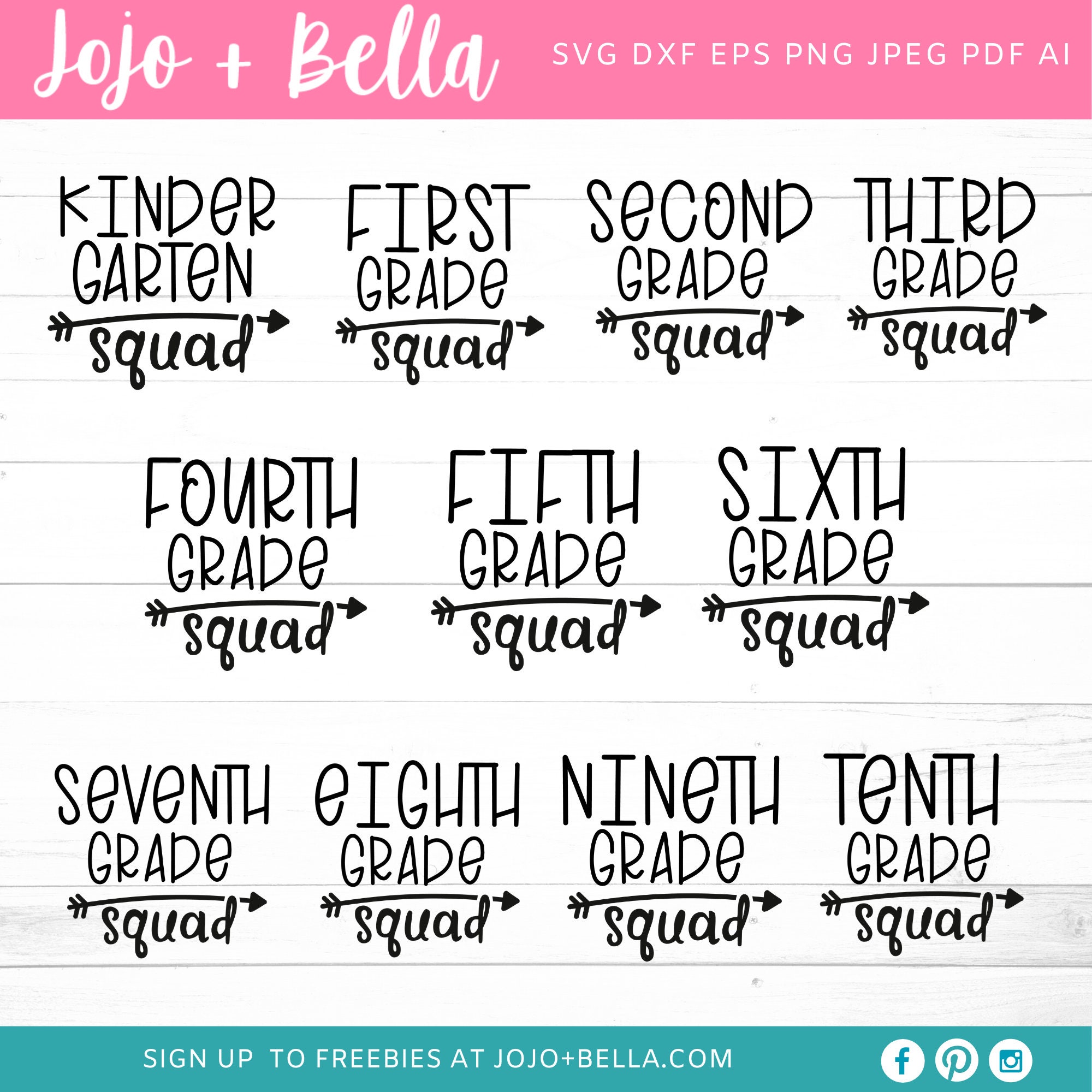 Third Grade Squad Svg, Svg Bundle, Back to School Svg, Svg, School Svg ...