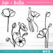 Poppy SVG Bundle Svg, Dxf, Eps, Jpeg, Png, Ai, Pdf, Cut File Flower Svg ...