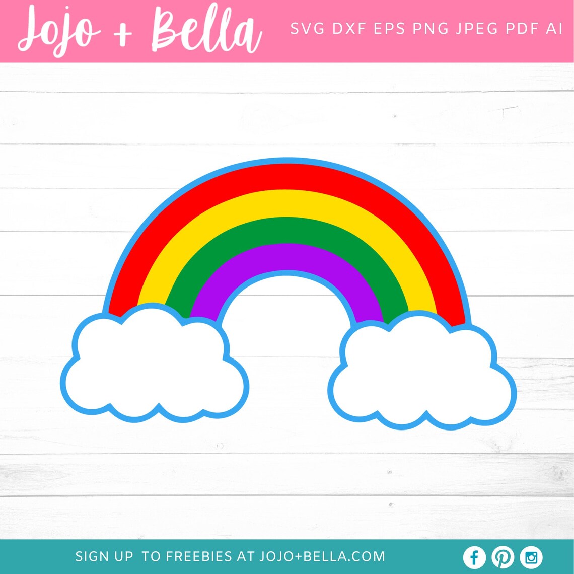 Rainbow Svg LGBT Svg Pride Svg Rainbow Clipart Rainbow | Etsy