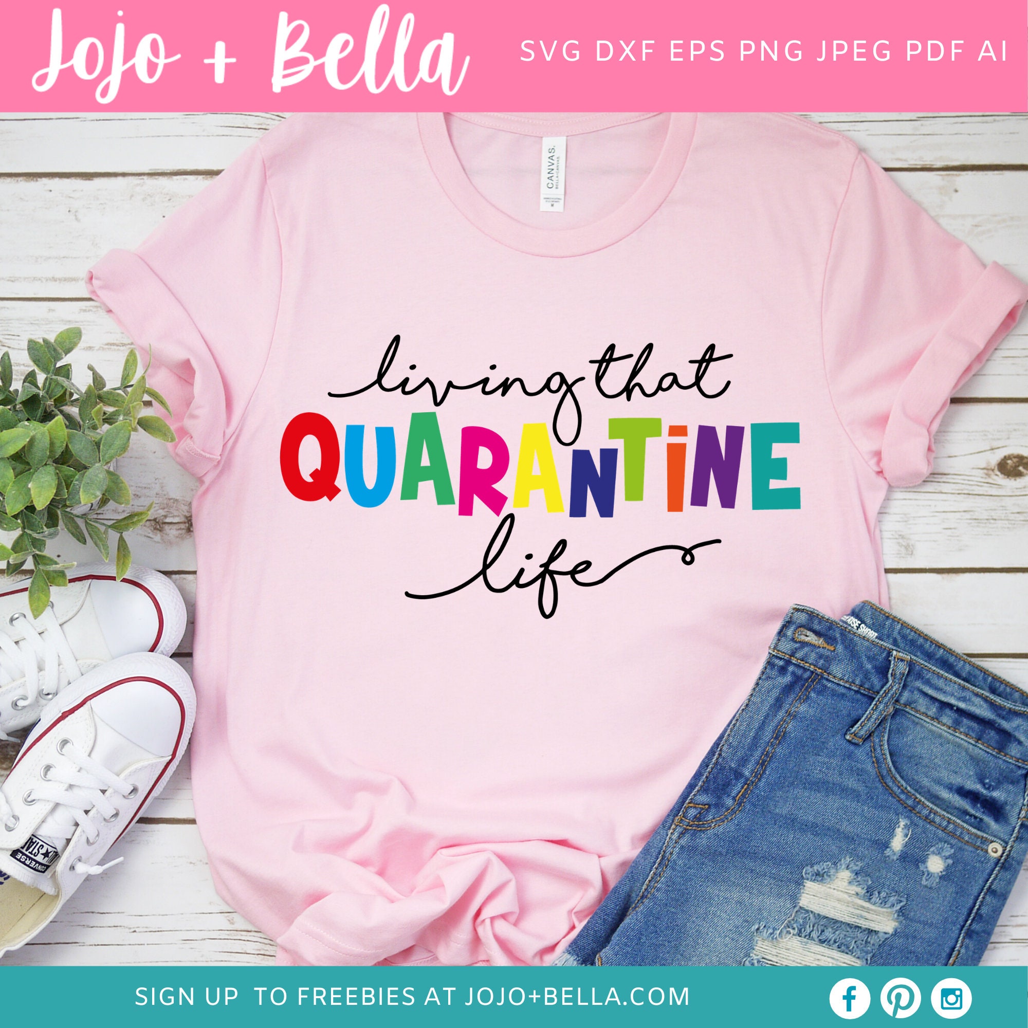 Living That Quarantine Life Svg Quarantine Svg Virus Svg | Etsy