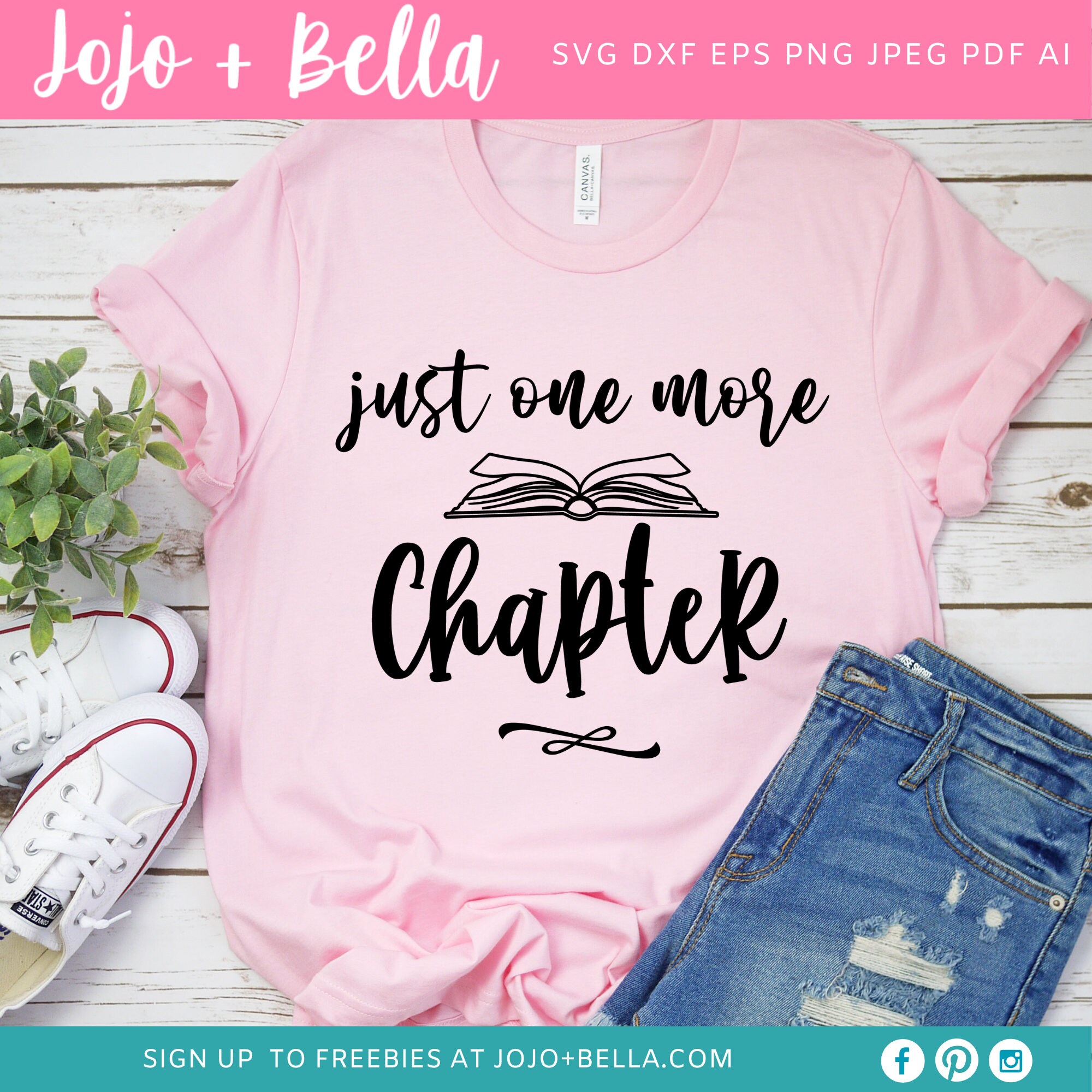 Just One More Chapter SVG File Reading Svg Books Svg Quote | Etsy