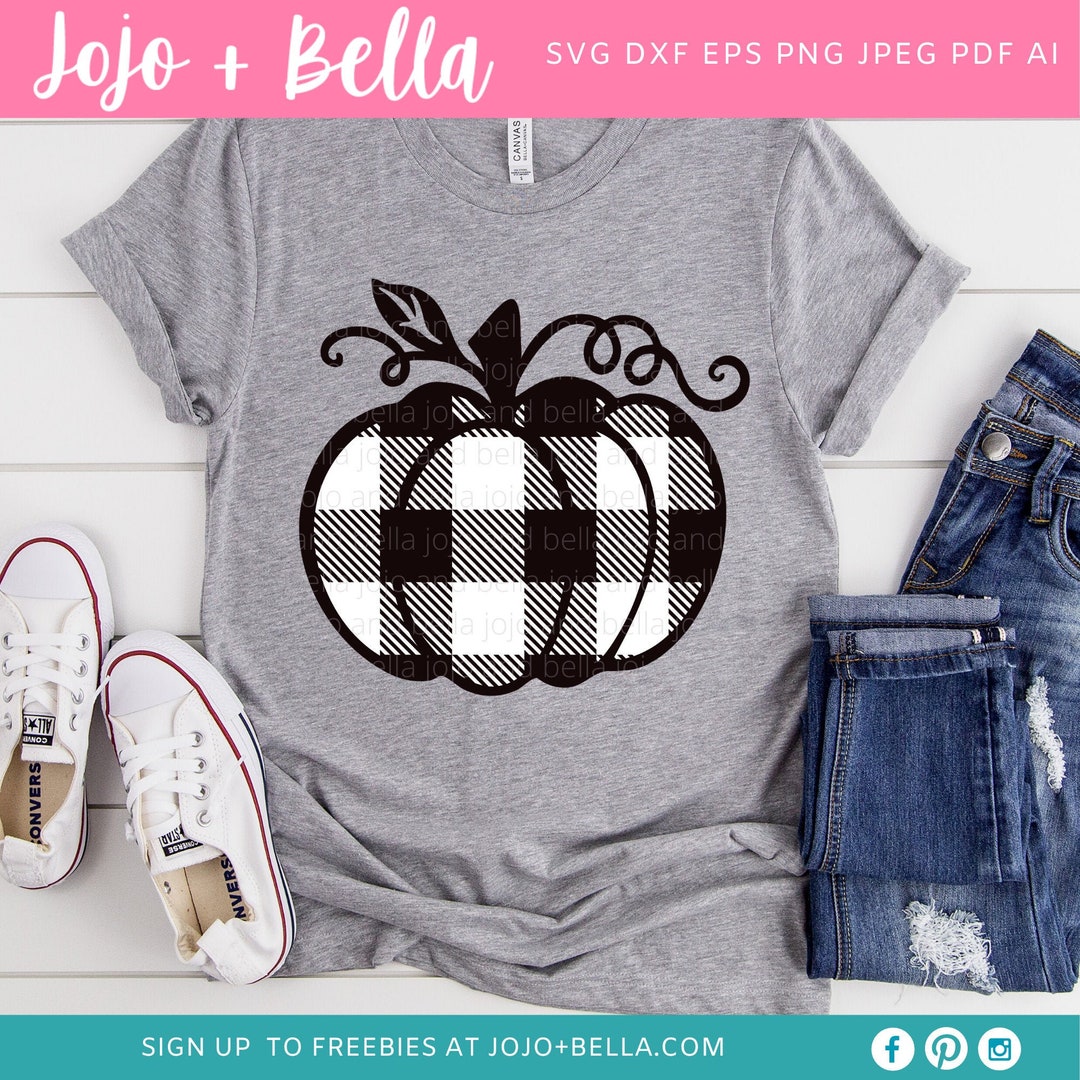 Plaid Pumpkin Svg, Pumpkin Svg, Plaid Thanksgiving SVG, Plaid Svg ...