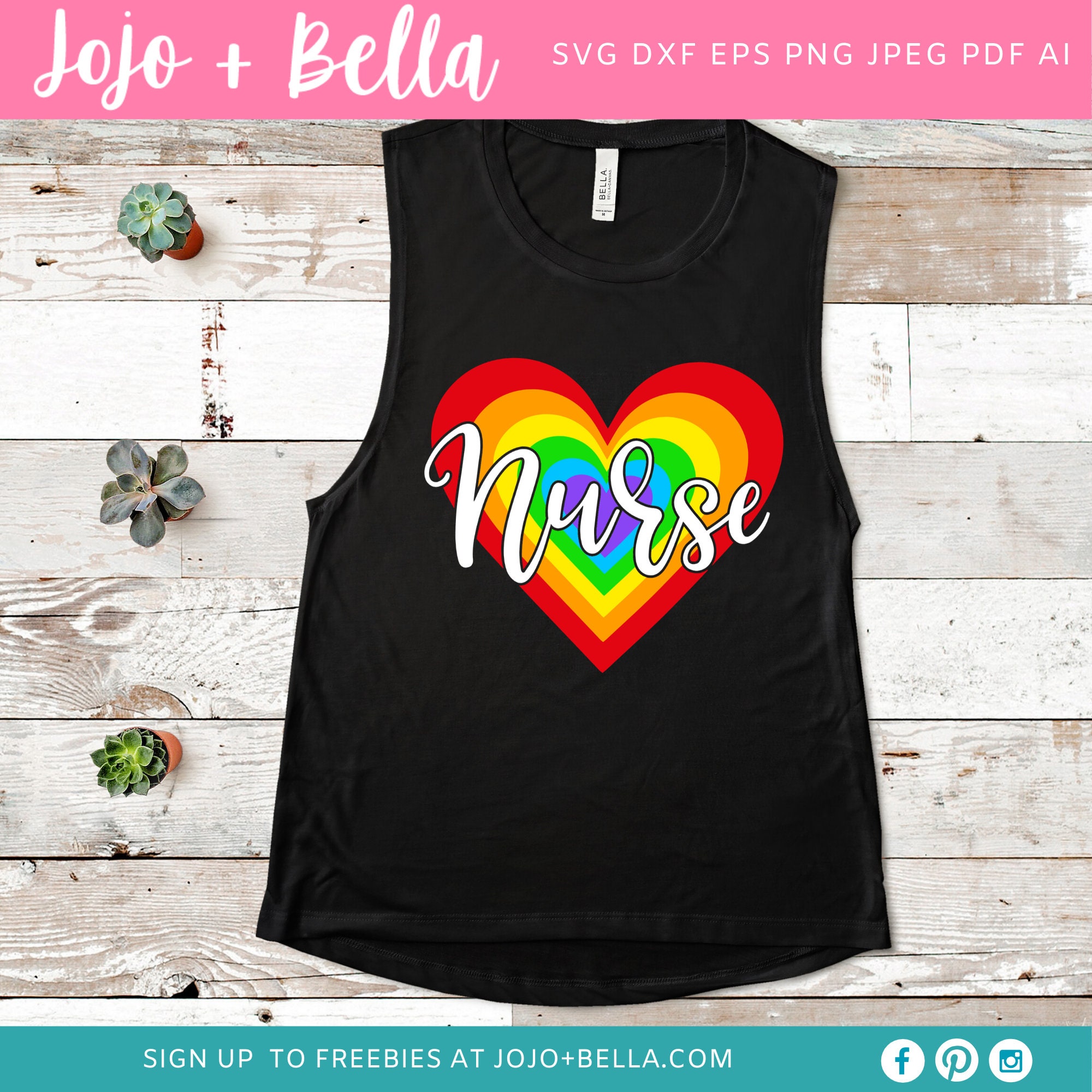 Nurse Svg Rainbow Svg Nurse Rainbow Svg Essential Worker - Etsy