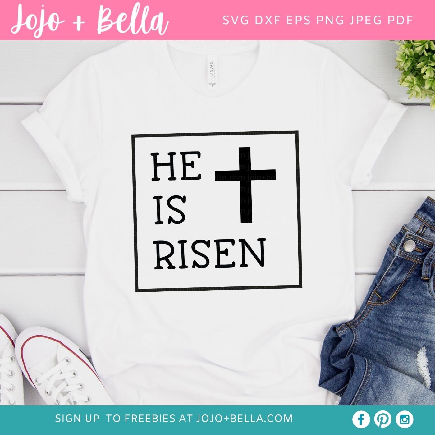 He is Risen Svg Faith Svg Christ Svg Cross Svg Jesus Svg | Etsy