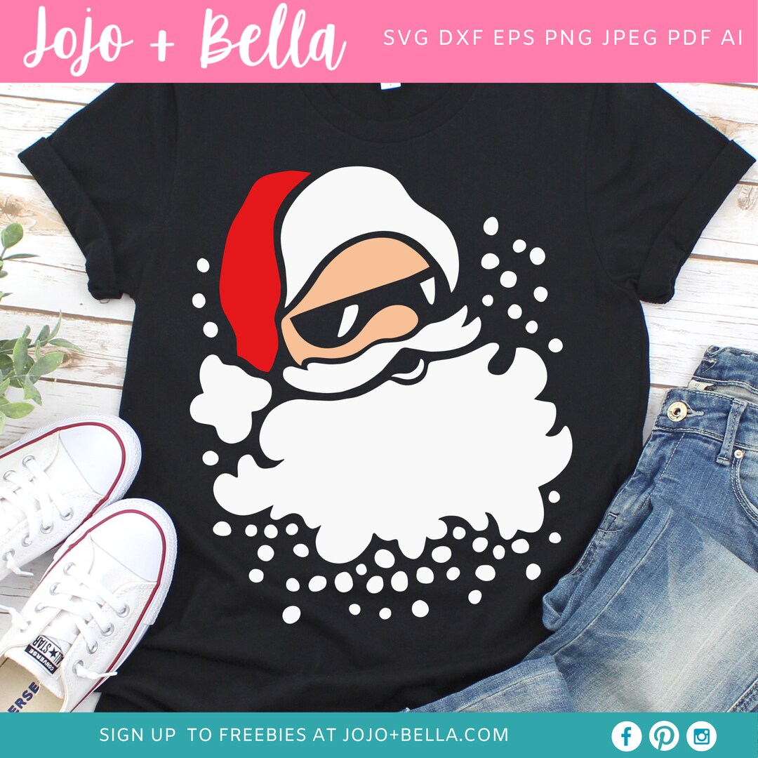 Santa Svg, Santa Claus SVG, Father Christmas Svg, Santa Claus Face Svg ...