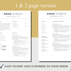 Clean Resume, Resume Template Google Docs, Resume Template Word, Apple ...