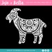Mandala Goat SVG - Zentangle Svg - Mandala Svg - Goat Svg File ...