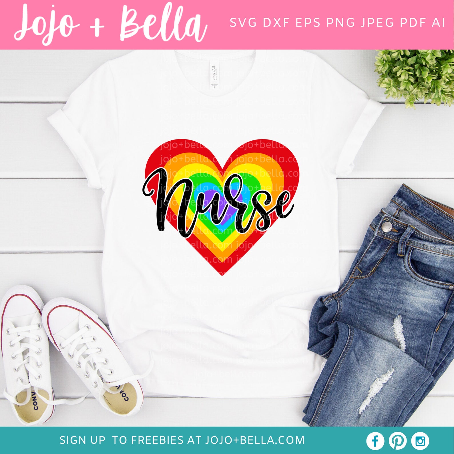 Nurse Svg Rainbow Svg Nurse Rainbow Svg Essential Worker - Etsy