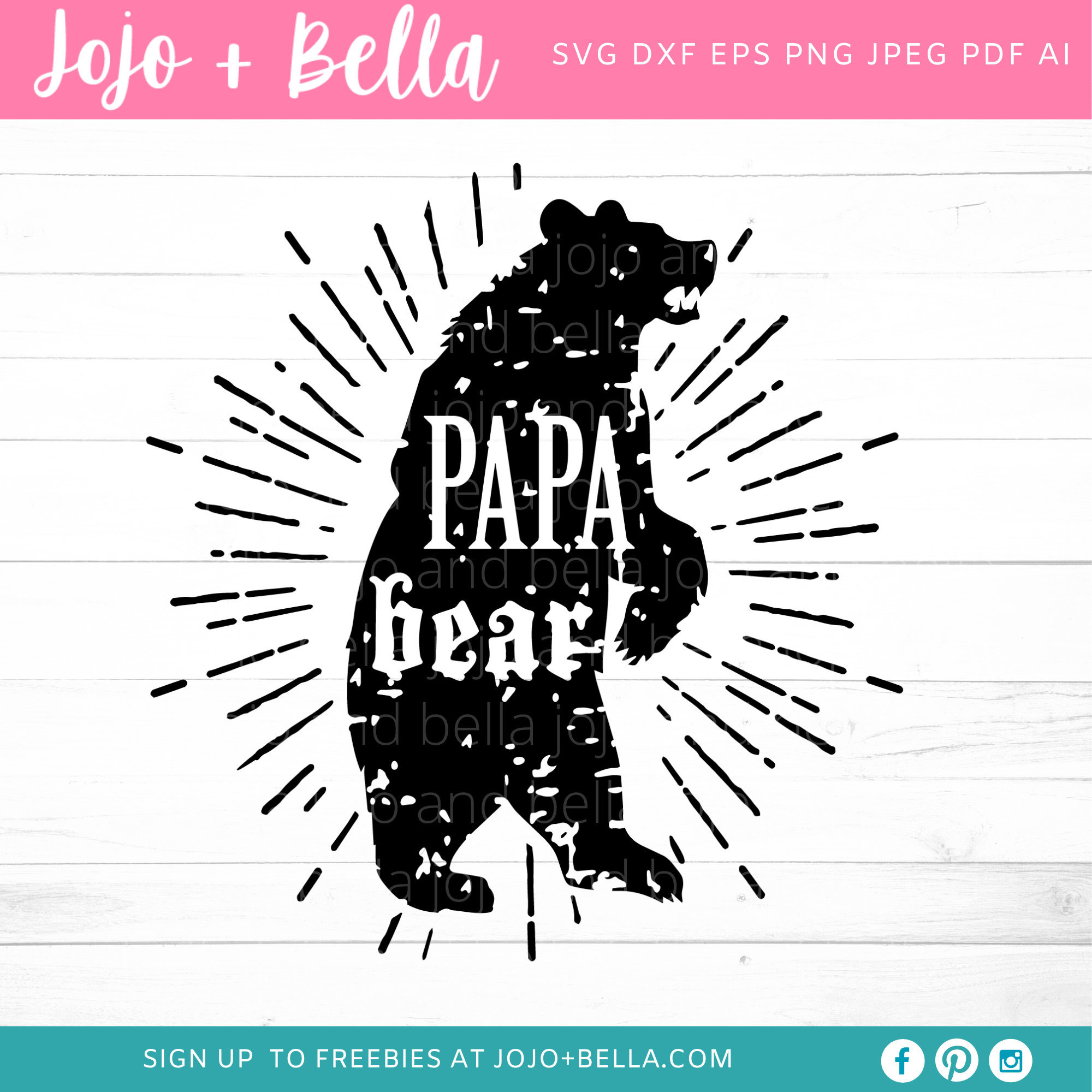 Papa Bear Svg Dad svg Fathers Day Svg Papa Svg Dad t shirt | Etsy