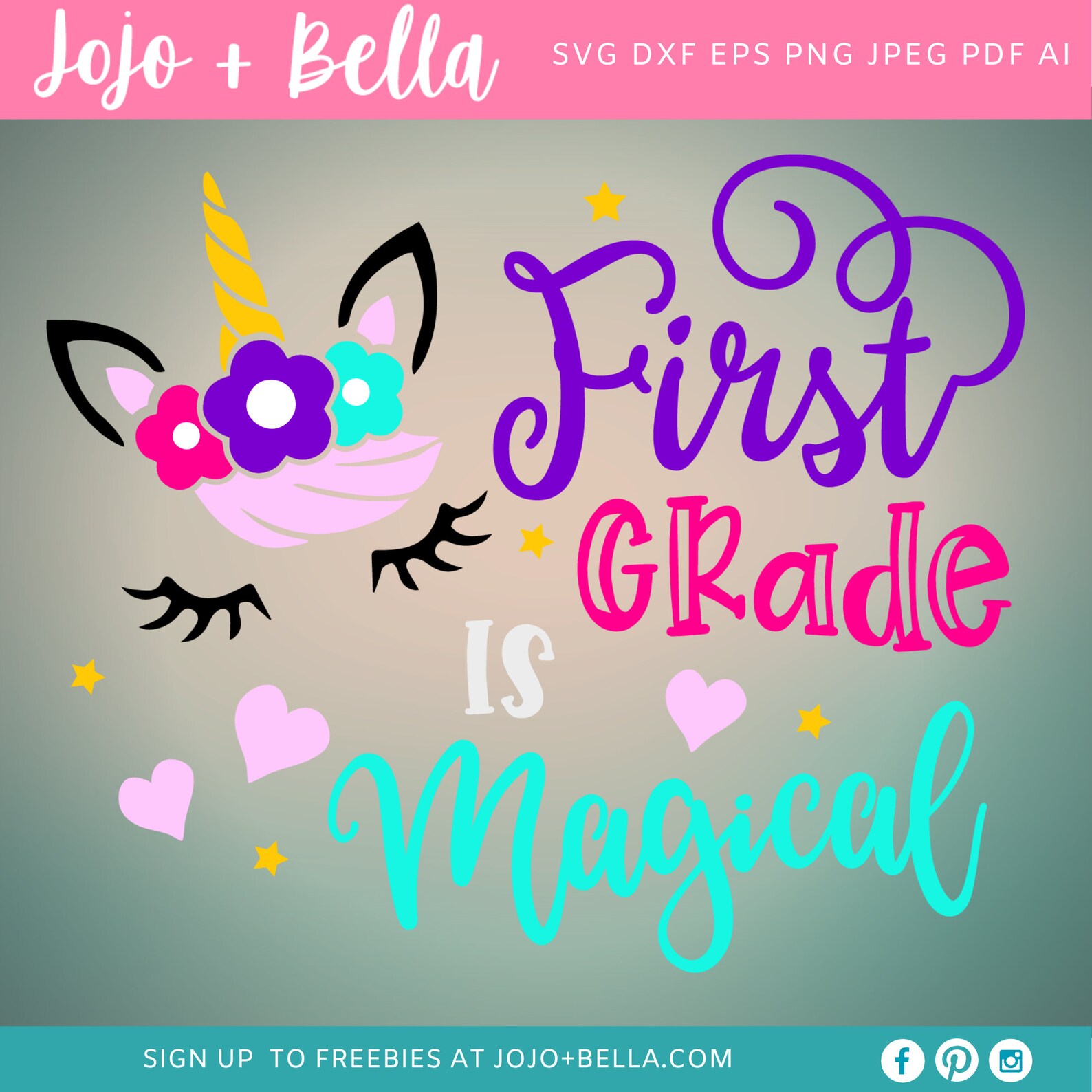 First Grade is Magical Svg Unicorn School Svg 1st Grade Svg - Etsy