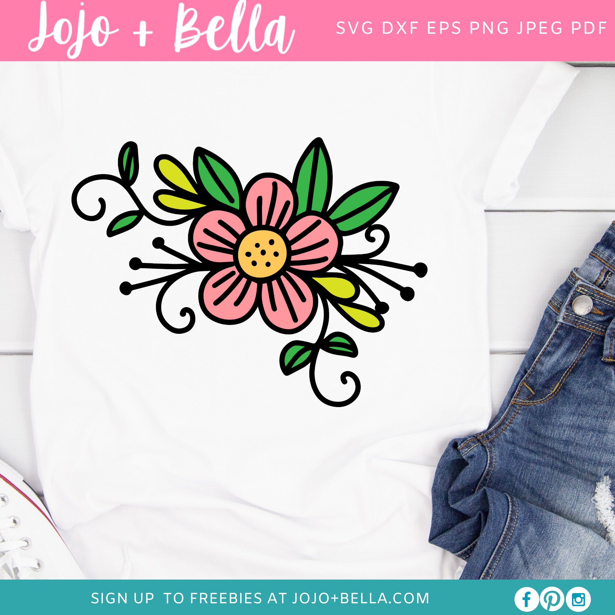 Flowers Svg Bouquet Svg Flower Svg Botanical Svg Floral | Etsy UK