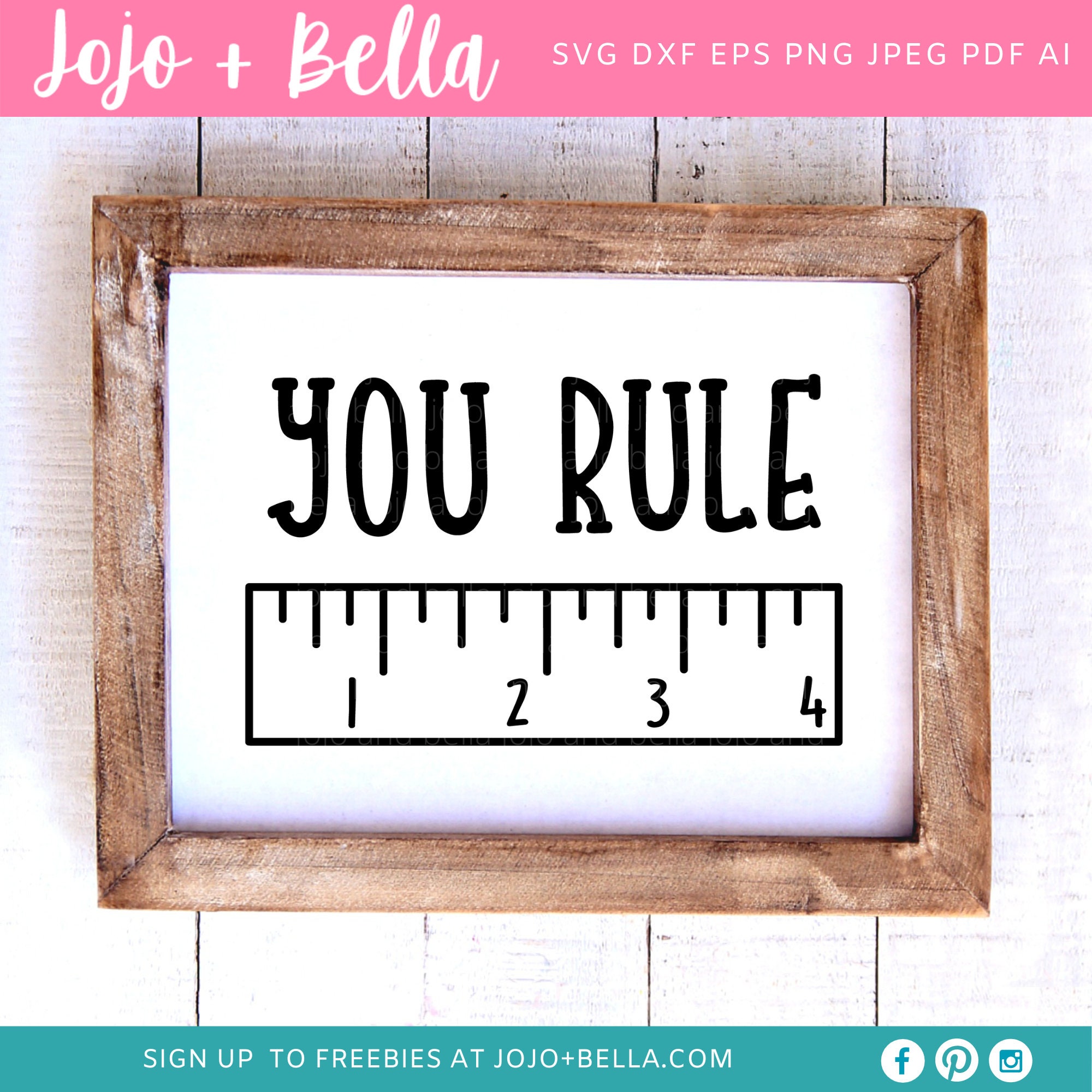 You Rule Svg Teacher Svg School Svg Back to School Svg - Etsy UK