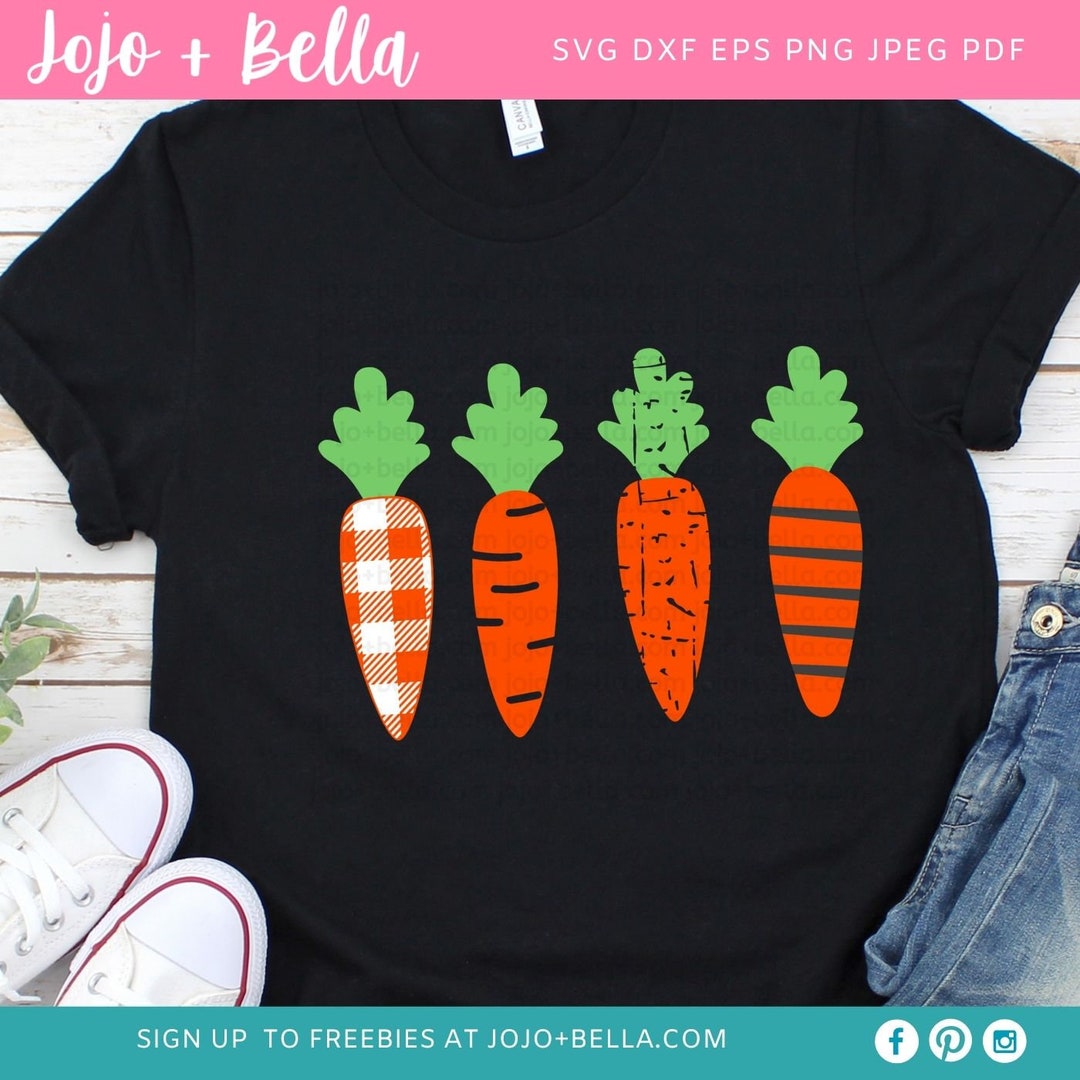 Carrots Svg, Easter Svg, Carrot Patch Svg, Bunny SVG, Easter Bunny Svg ...