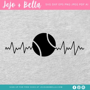Sports Heartbeat SVG Bundle, Football Svg, Tennis Svg, Basketball Svg ...