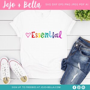 Essential Svg - Rainbow Svg, Essential Worker Svg, Nurse Svg, Virus Svg ...