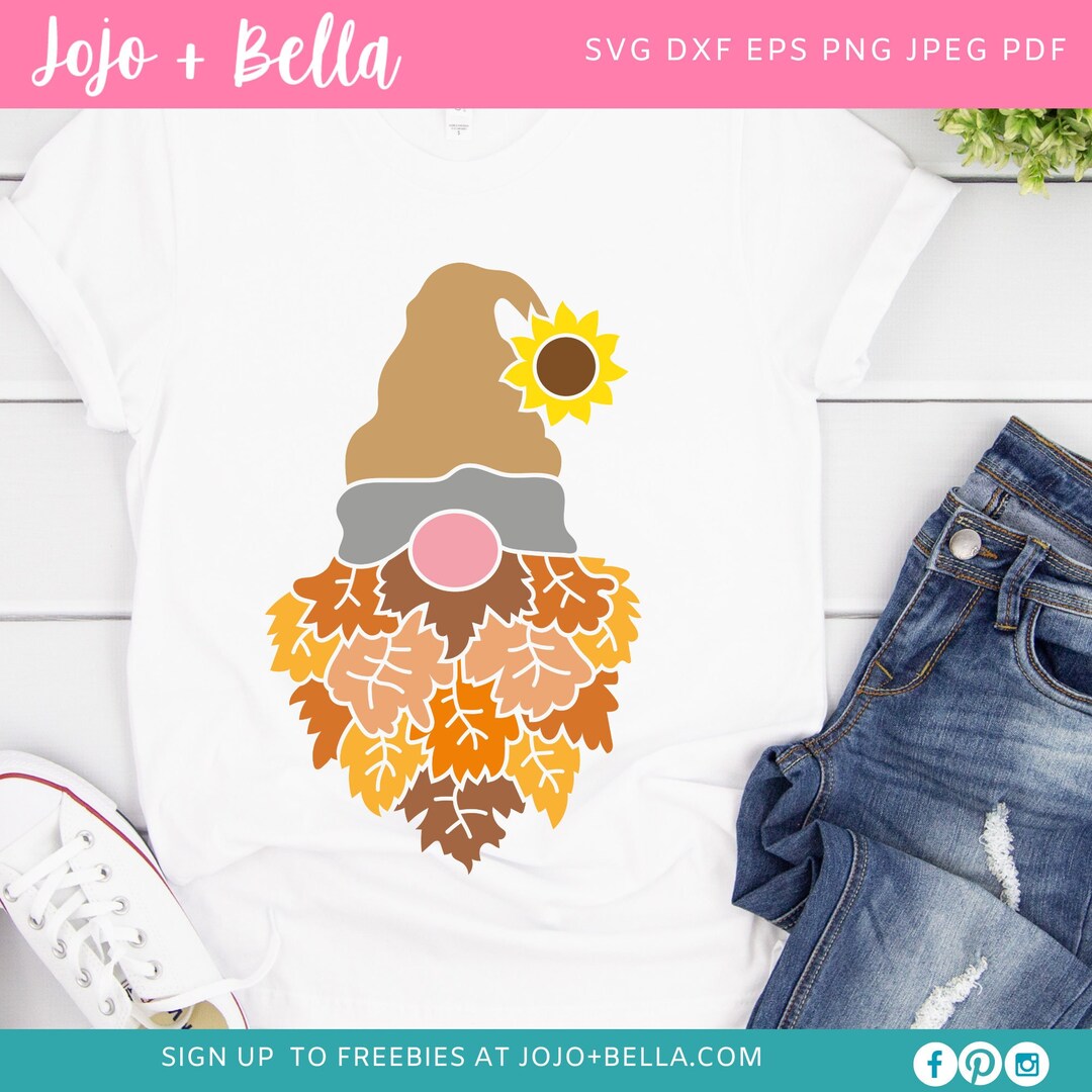 Autumn Gnome SVG, Thanksgiving Gnome, Kids Thanksgiving Svg, Gnome Svg ...