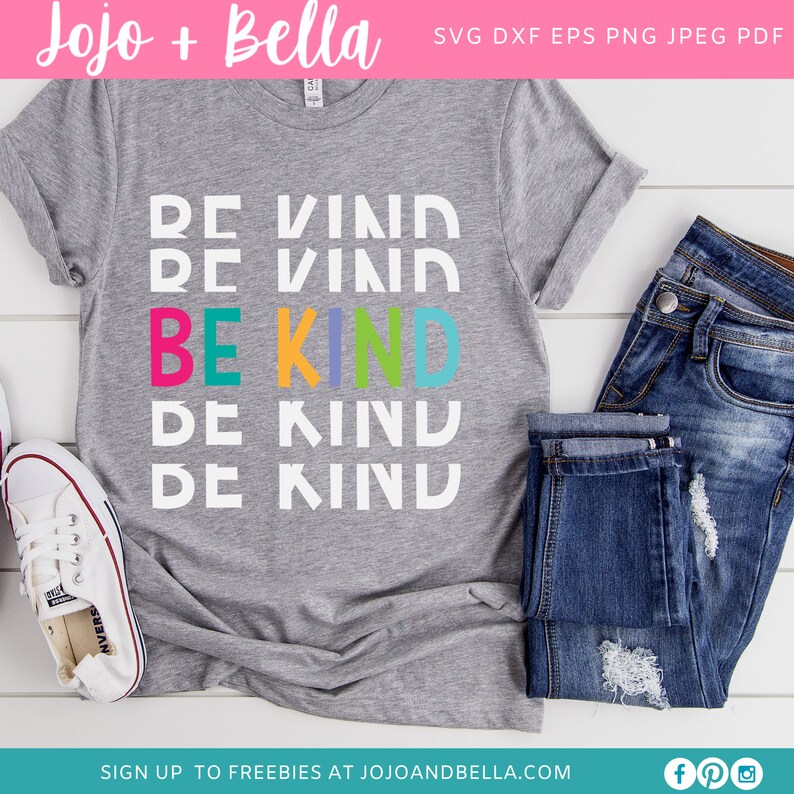 Be Kind Svg Cut Files for Cricut Be Kind Shirt Svg Kindness - Etsy