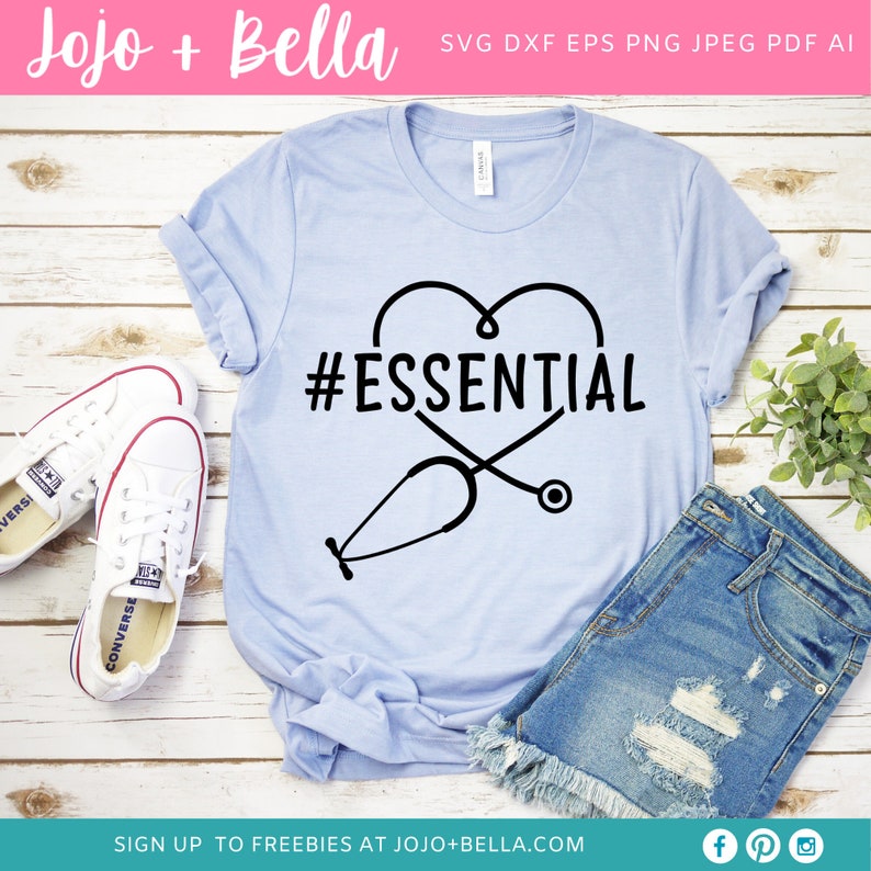 Essential Stethoscope Heart Svg essential Svg Stethoscope - Etsy