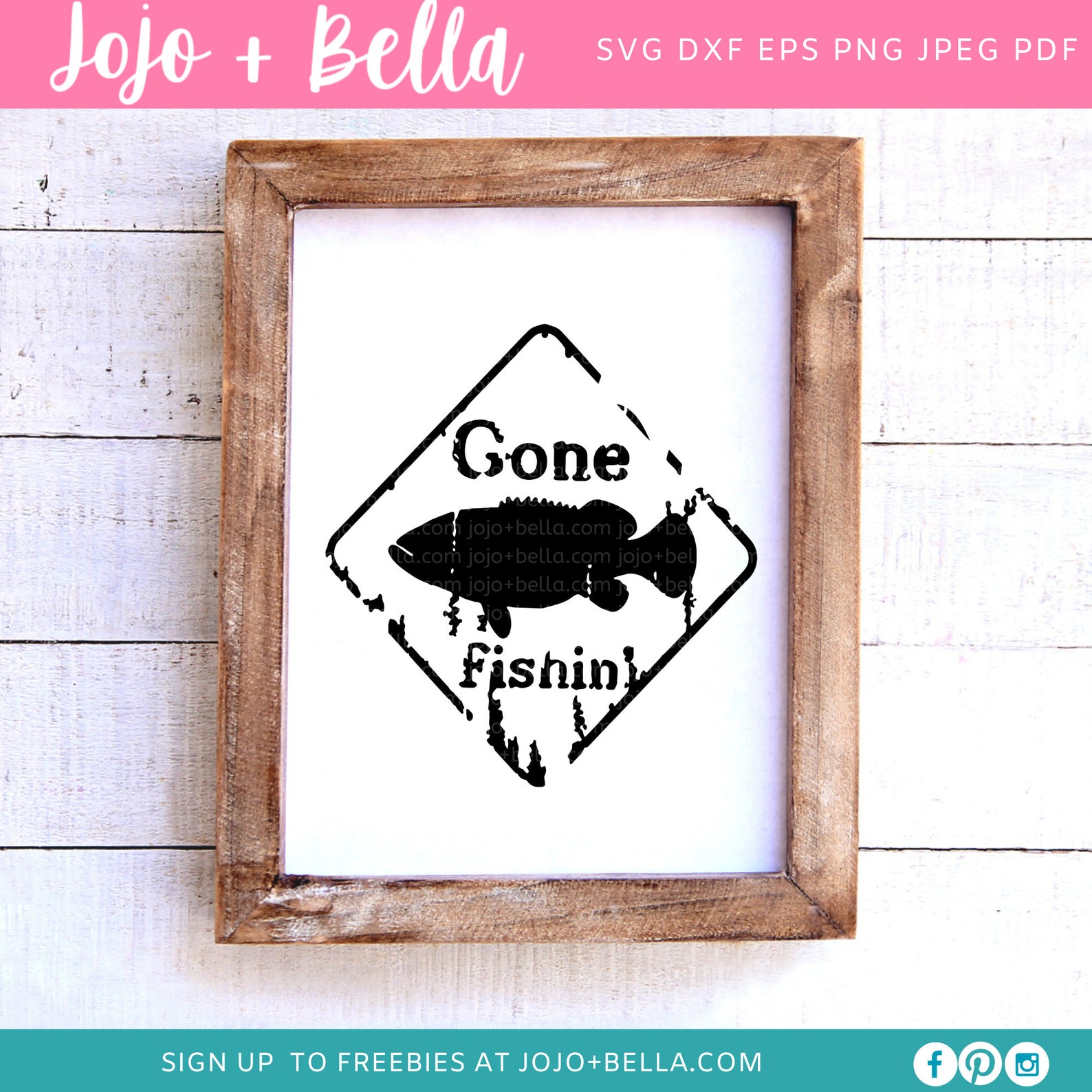 Gone Fishing Sign SVG Fishing Sign Svg Grunge Fishing Sign - Etsy