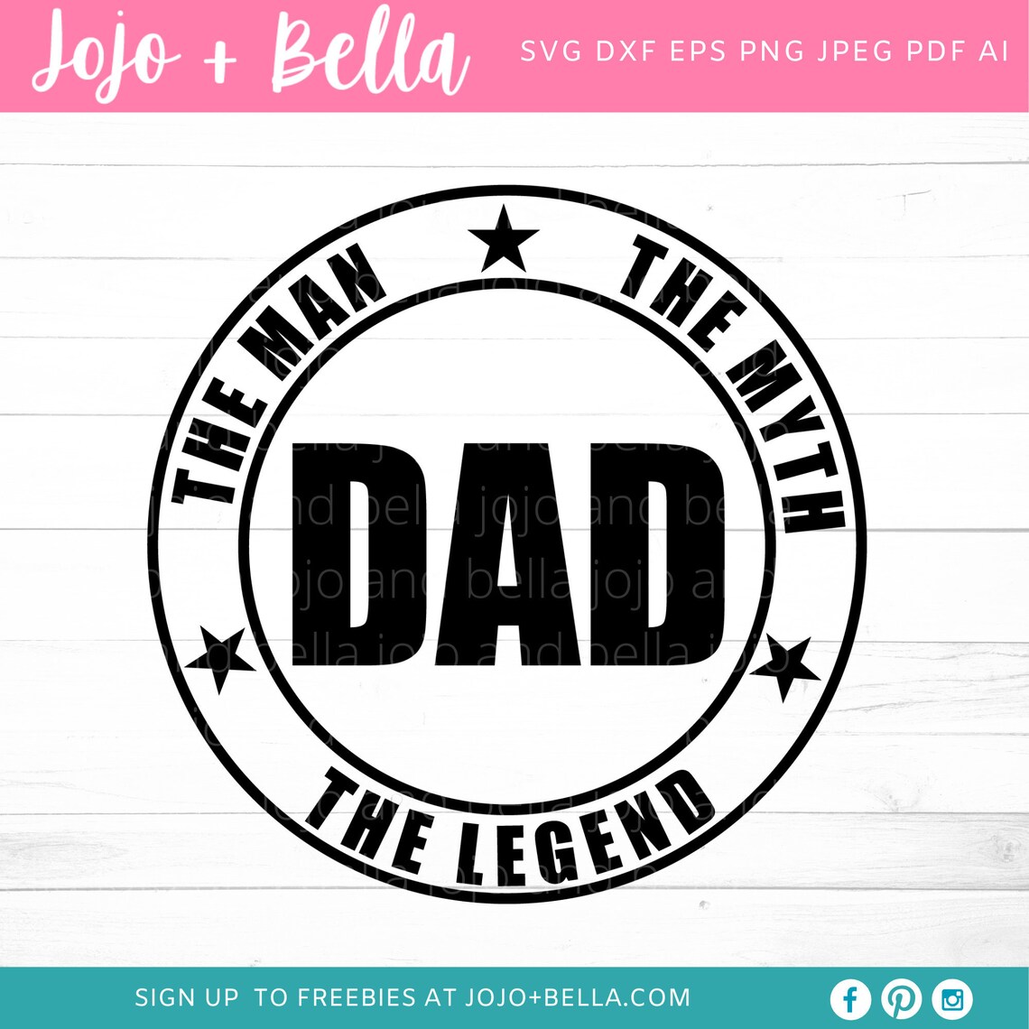 Dad Svg / Fathers Day SVG / Dad Shirt Svg / Dad the Man the - Etsy