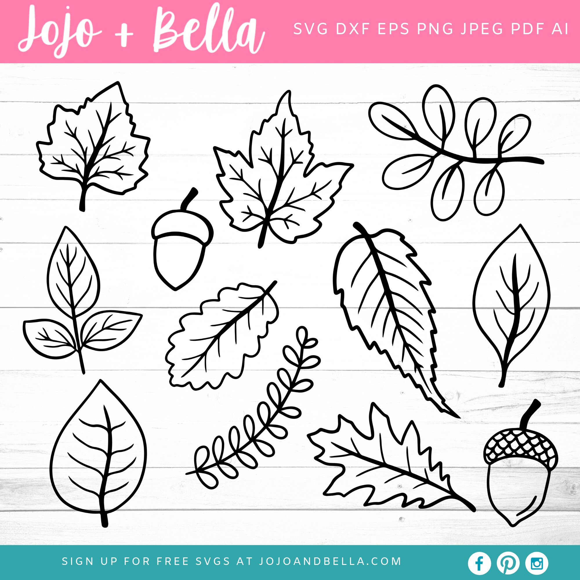 Fall Leaves Svg Bundle 25 Designs Fall Leaves Svg Fall - Etsy