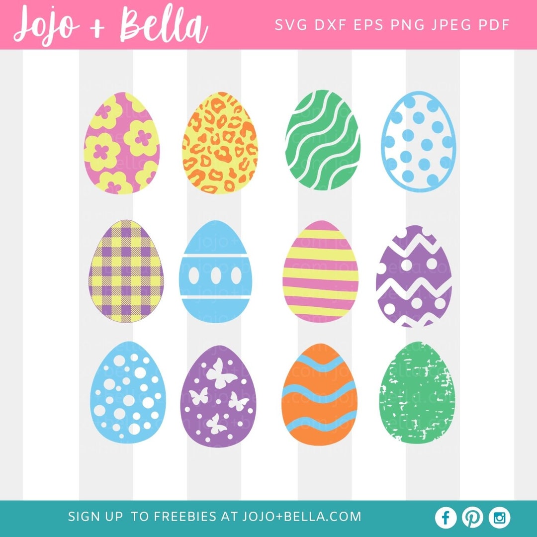Easter Egg Svg, Easter Svg, Floral Egg SVG, Easter Egg Svg Bundle ...