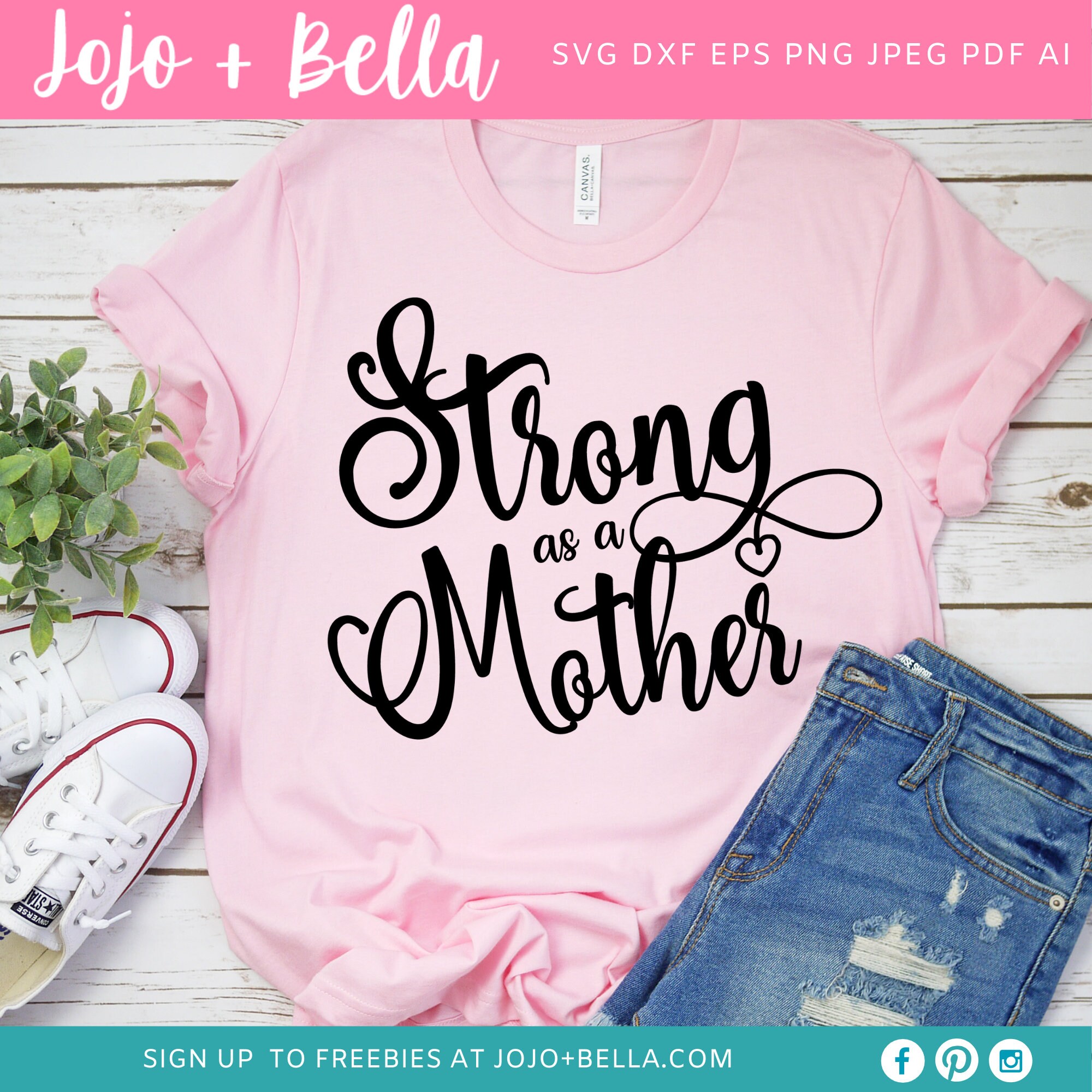 Strong as A Mother Svg, Mom SVG, Mama Svg, Mother's Day Svg, Mothers ...