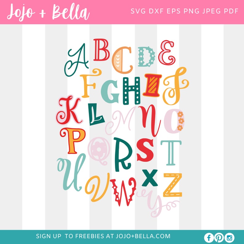 Alphabet Svg Letters Svg Floral Alphabet Svg Alphabet - Etsy Canada