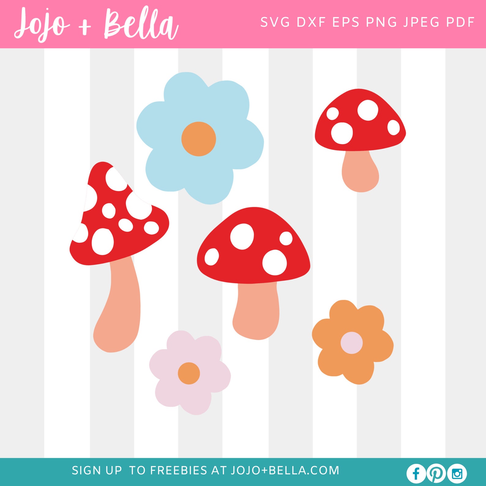 Mushroom Svg Mushrooms Clipart Mushrooms Svg Bundle Hippie - Etsy