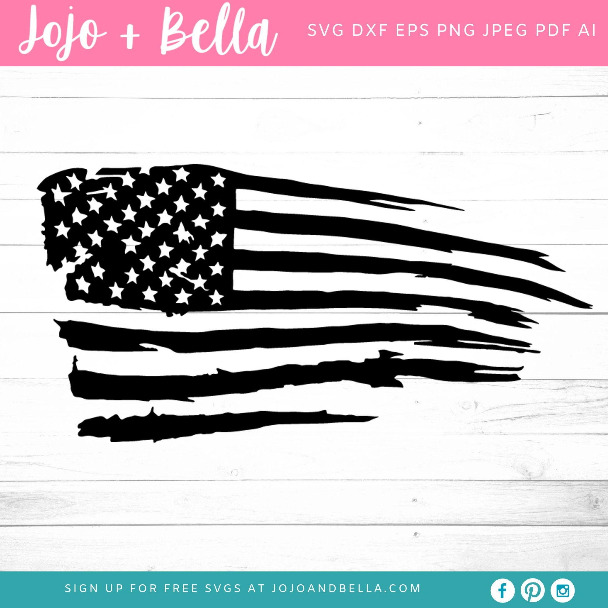 Paper Papercraft Distressed American Flag Svg Red Blue line Flags Png ...