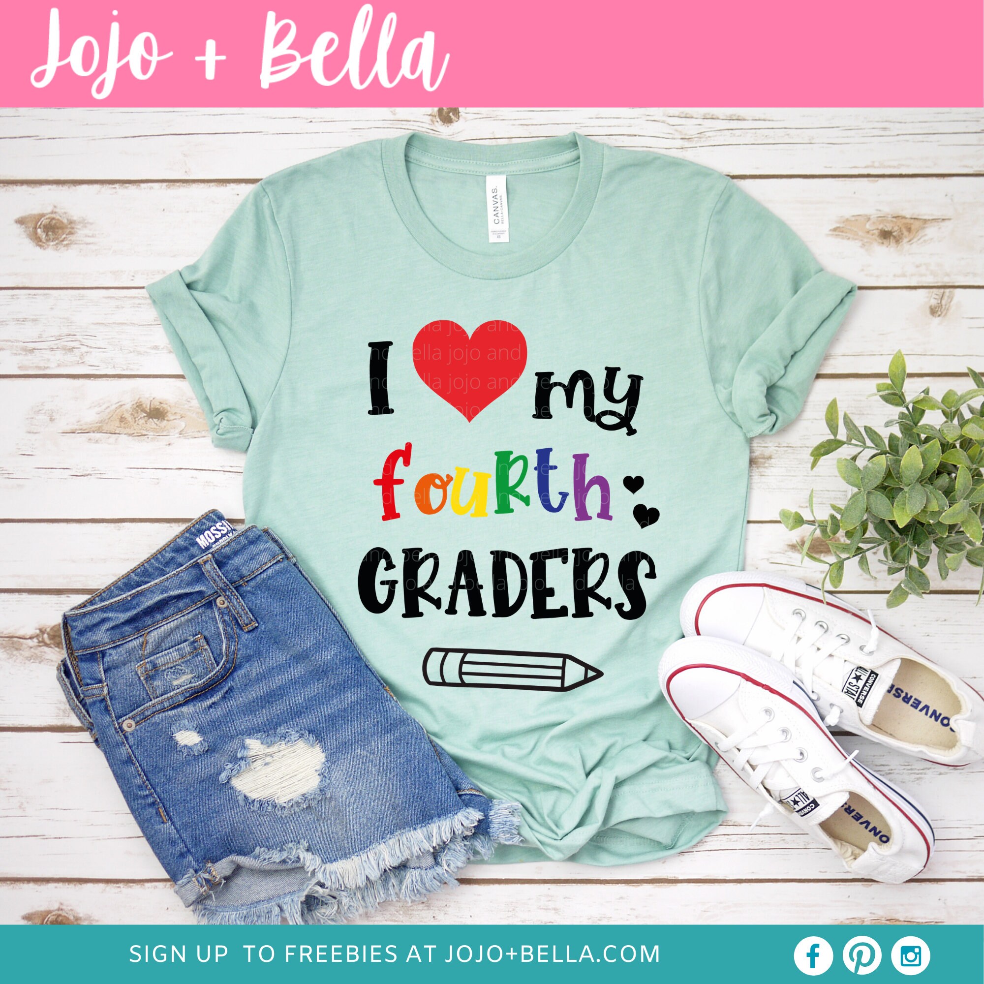 I Love My Fourth Graders Svg, Back to School Svg, School Svg, Teacher ...