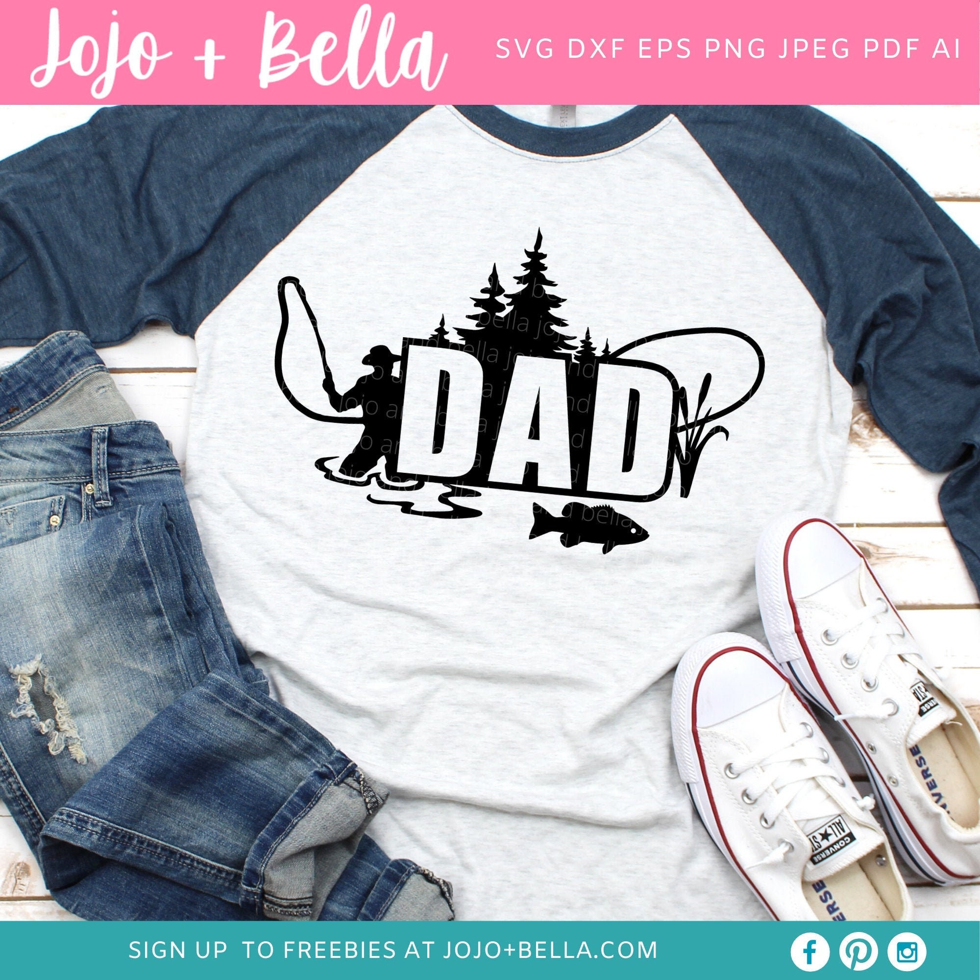 Fishing Dad Svg, Dad Svg, Fathers Day Svg, Dad Fishing Svg, Fishing Svg ...