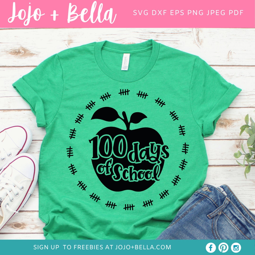 100 Days of School Svg, Teacher Svg, 100th Day of School Svg, School ...
