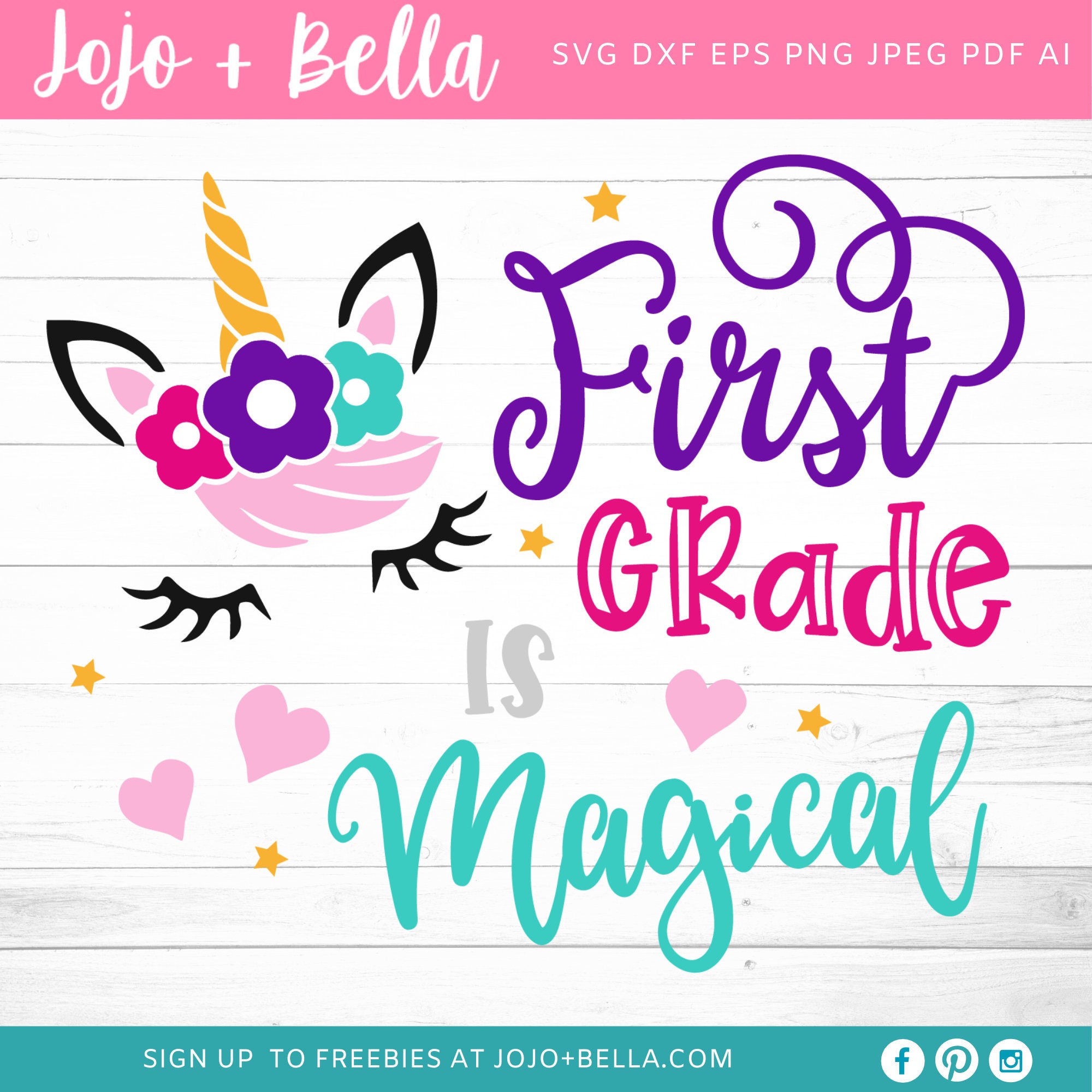 Primer grado es mágico svg unicornio escuela svg 1er grado - Etsy México