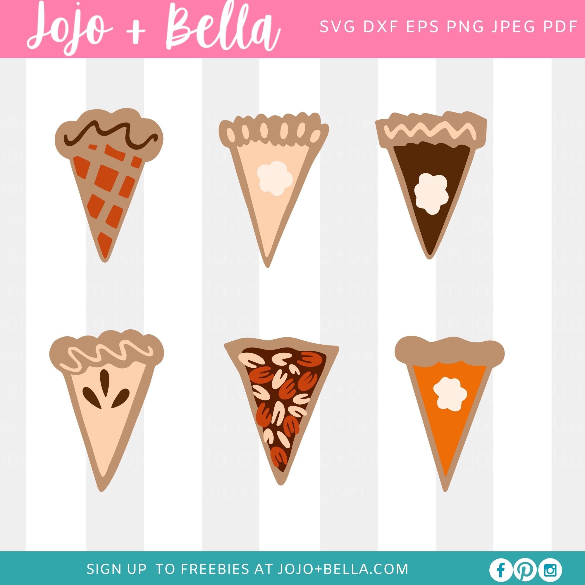 Pumpkin Pie Svg Pie Slices SVG Thanksgiving Thankful SVG - Etsy