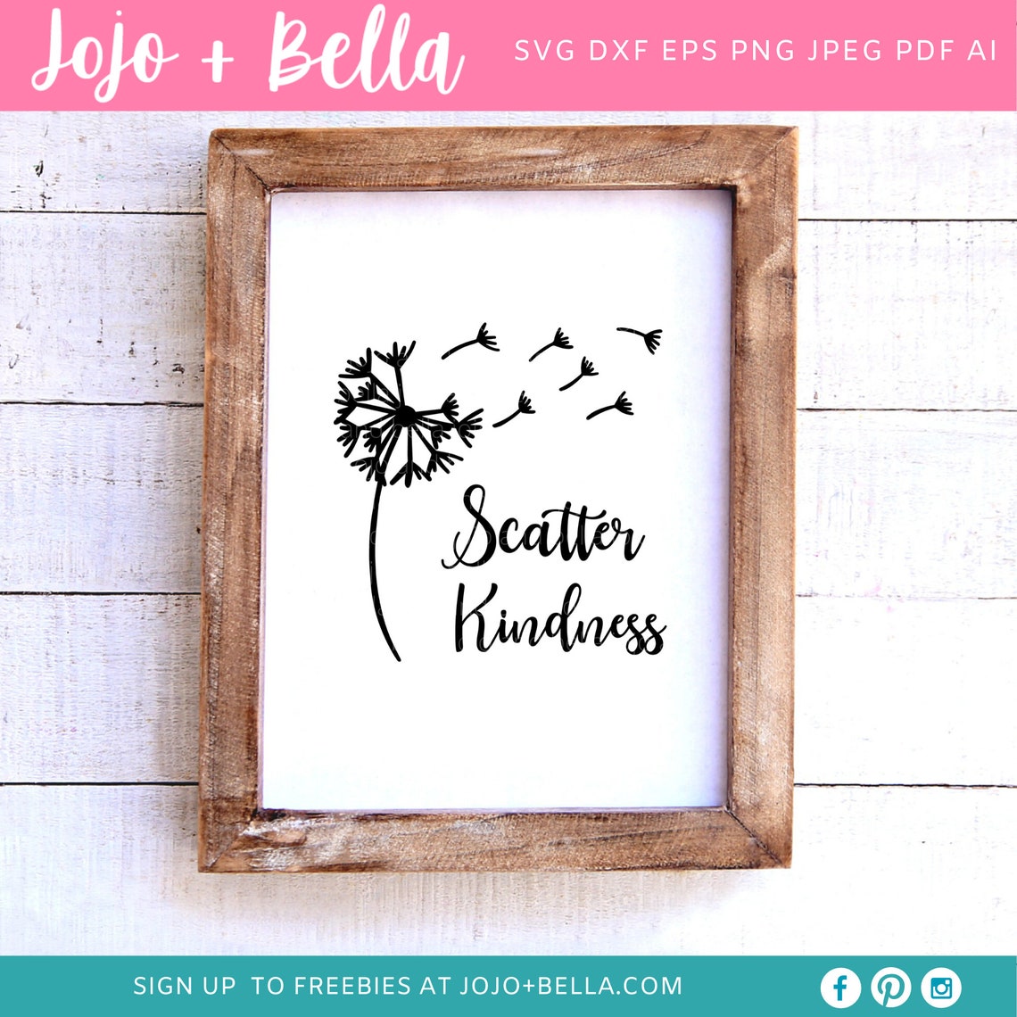 Scatter Kindness Svg Dandelion Svg Kindness Svg Kind Svg | Etsy