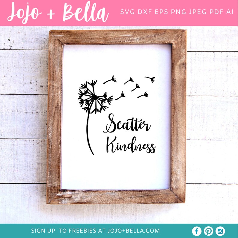 Scatter Kindness Svg Dandelion Svg Kindness Svg Kind Svg - Etsy UK