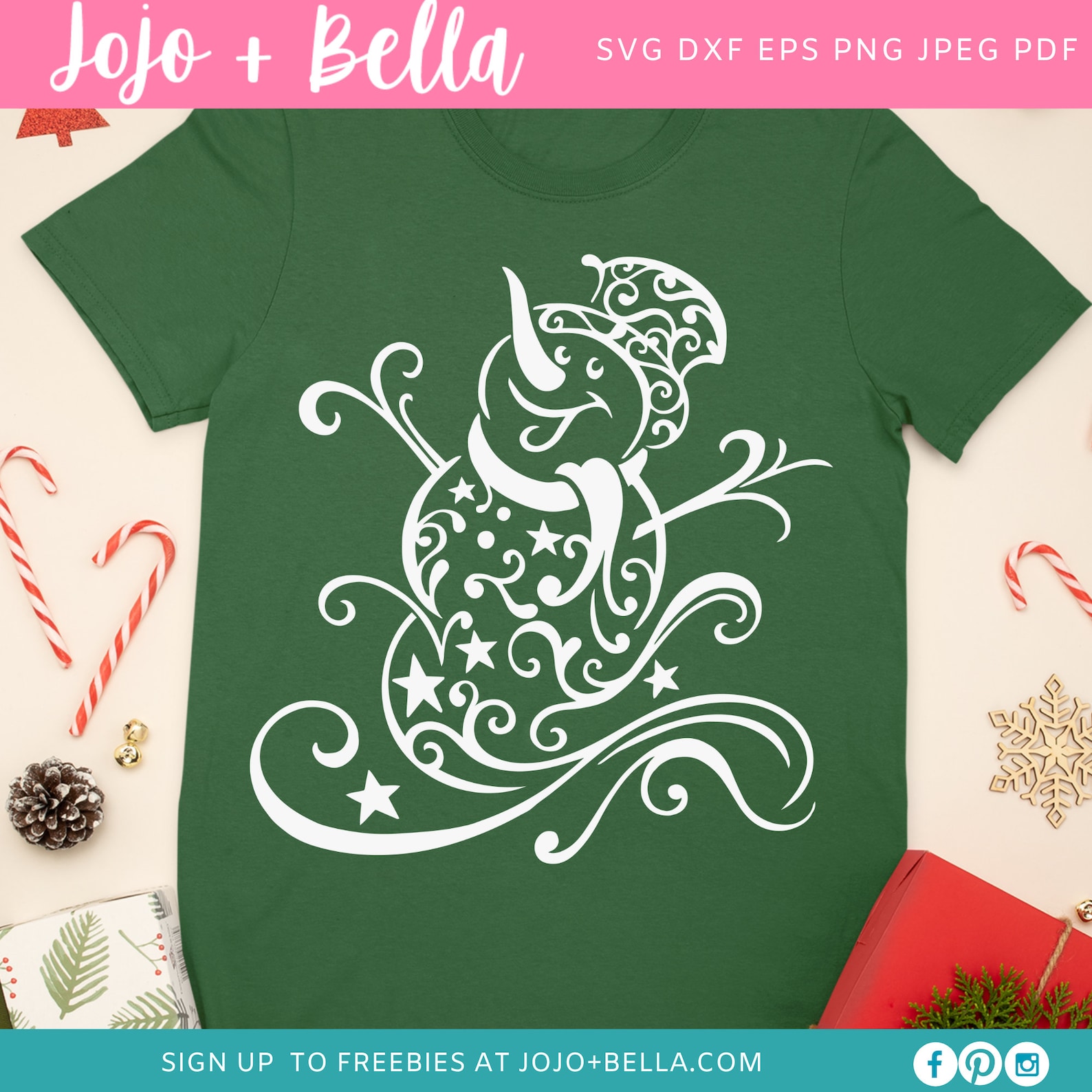 Swirly Snowman Svg Snowman SVG Snowman Flourish SVG Snowman - Etsy