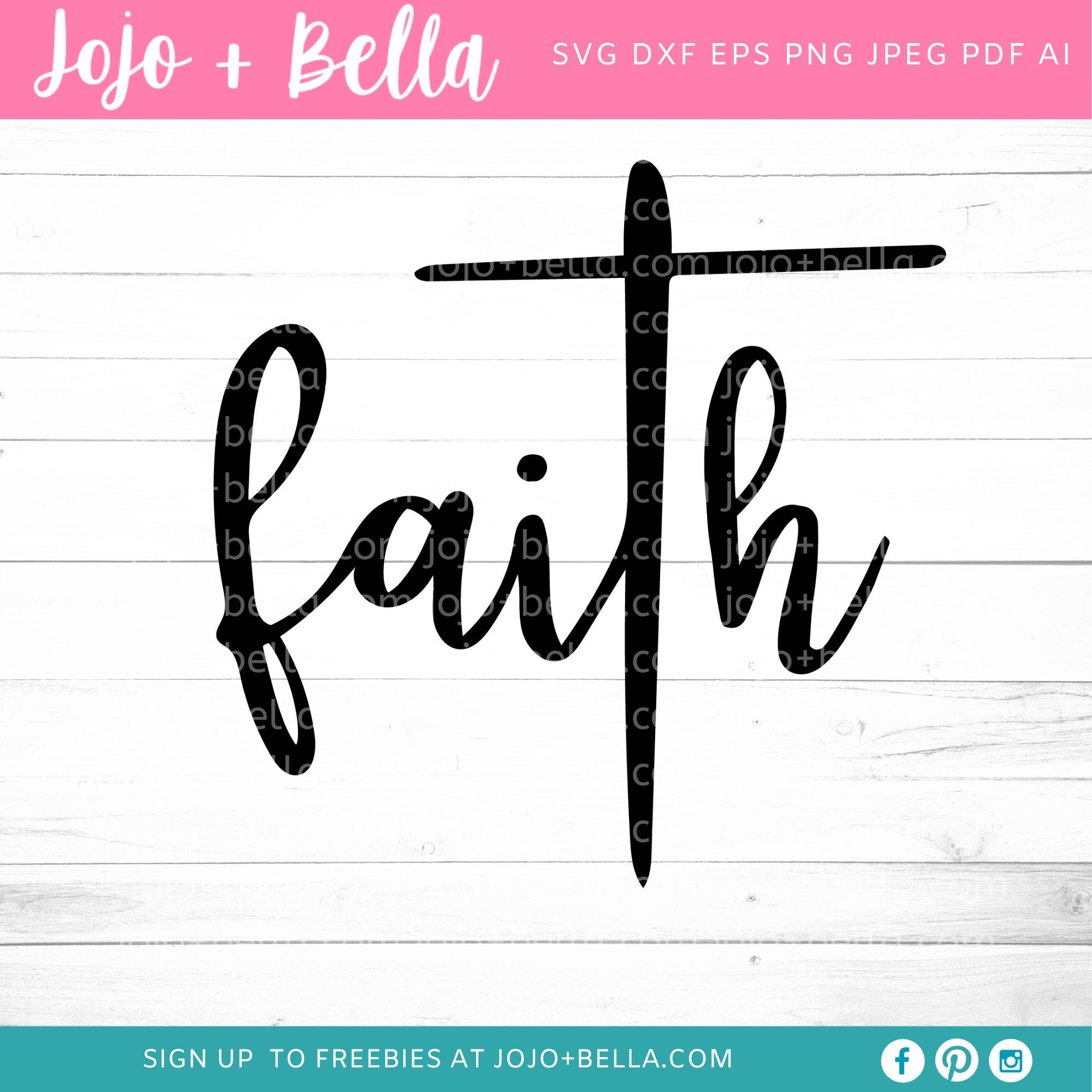 Faith Svg Faith Dxf Faith Printable Face Iron On cut file | Etsy