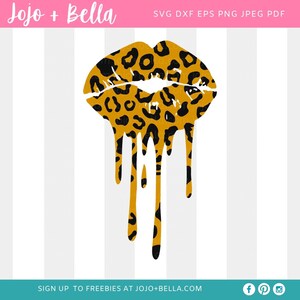 Leopard Print Lips SVG, Lips Svg, Halloween Lips SVG, Sassy Lips Svg ...