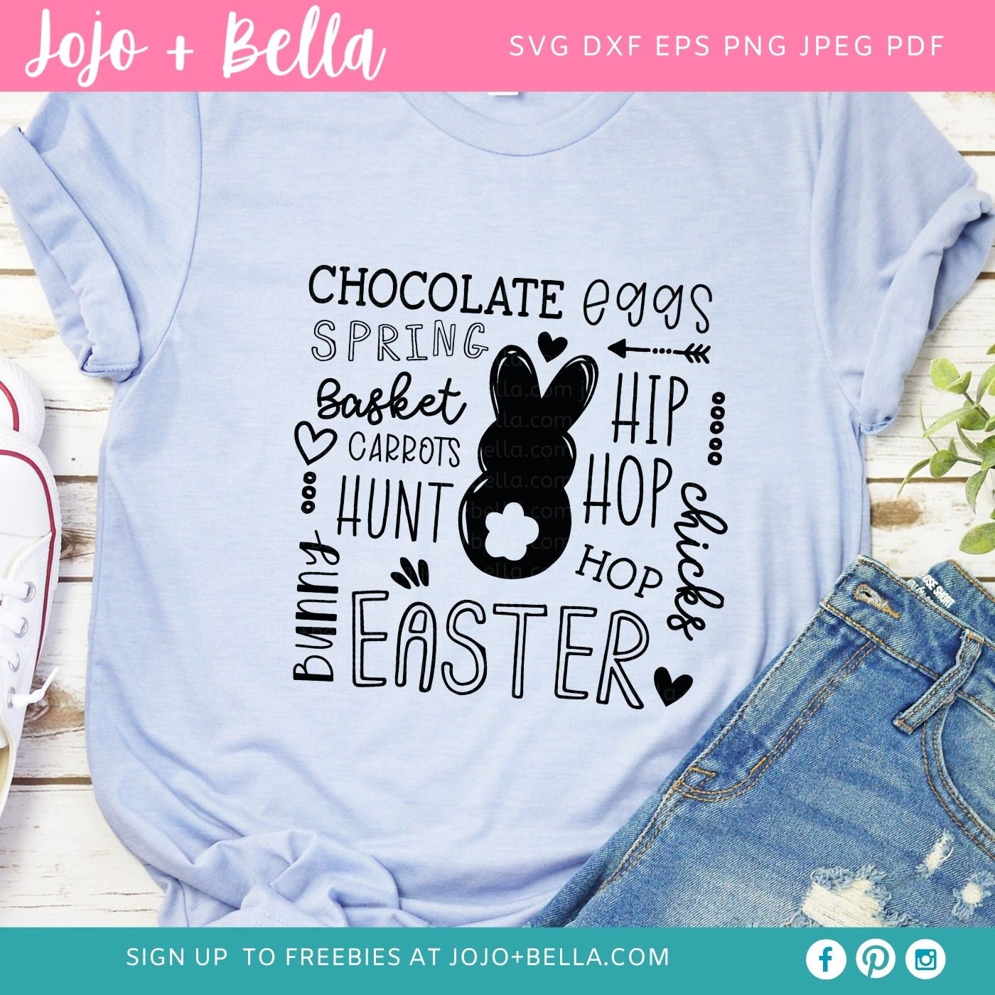 Easter SVG Bunny Svg Happy Easter Svg Easter Cut File | Etsy